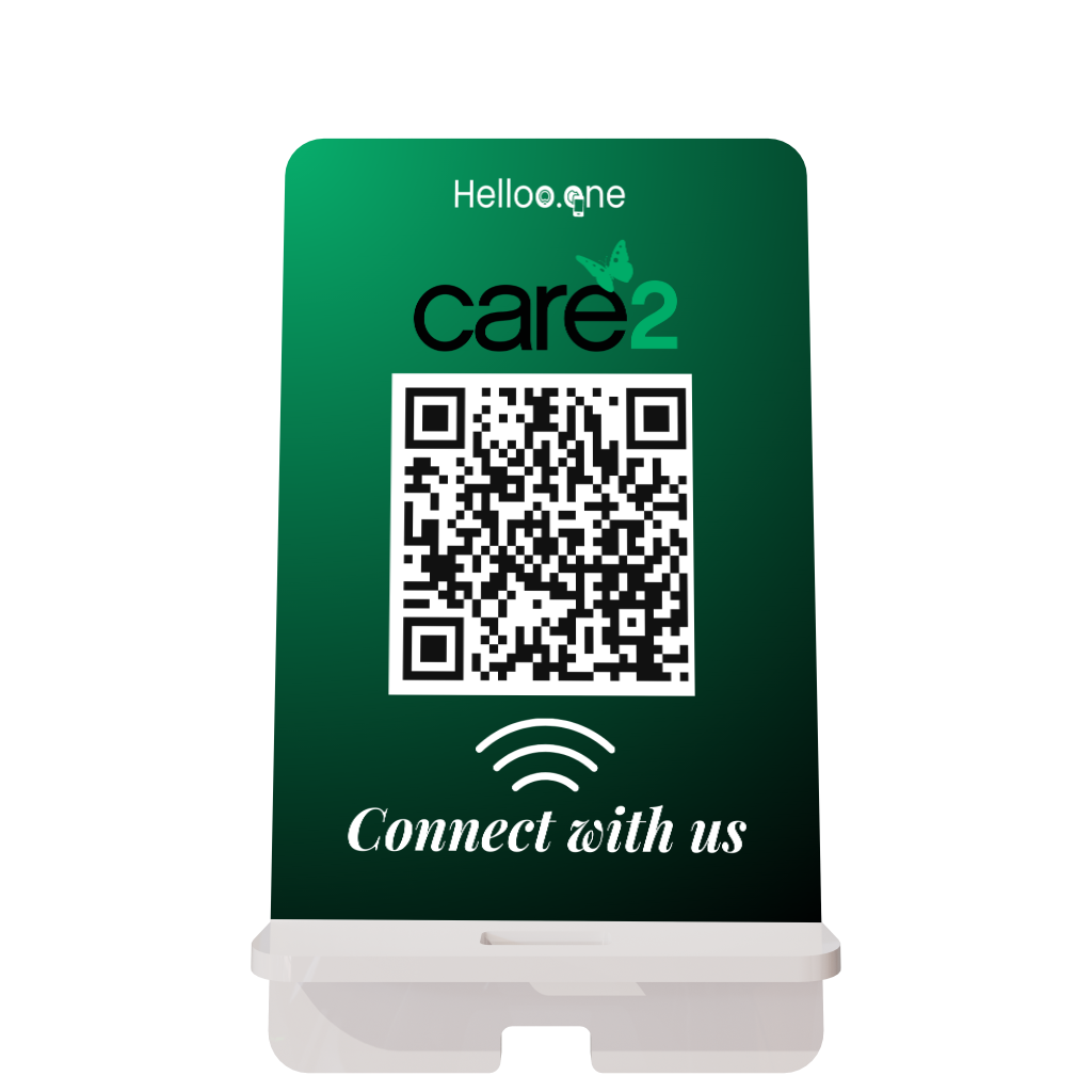 Care2 NFC Standee: Reach 2X More Supporters