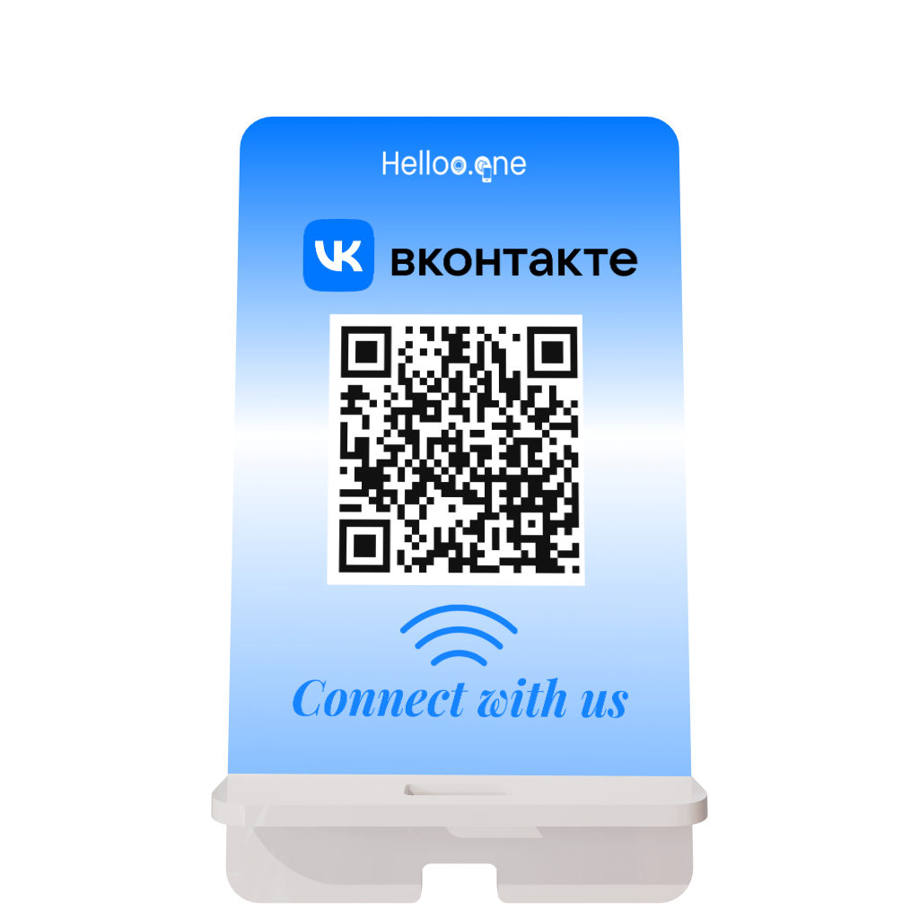 VKontakte NFC Standee: Connect with 10X of New Followers